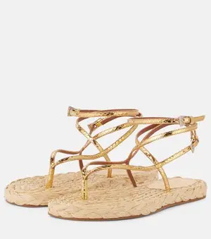 Paris Texas Hydra Metallic Thong Sandals