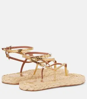 Paris Texas Hydra Metallic Thong Sandals