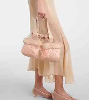 Simone Rocha Carnation Pocket Tote Bag - Neutrals