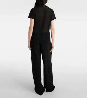 TOTEME Knitted Silk T-shirt