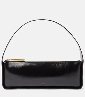 Khaite Lori Leather Shoulder Bag - Black