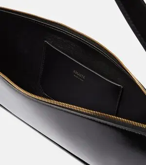 Khaite Lori Leather Shoulder Bag - Black