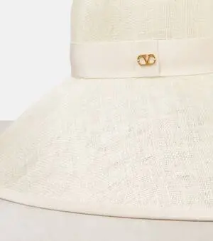 Valentino Garavani Vlogo Hemp Sun Hat
