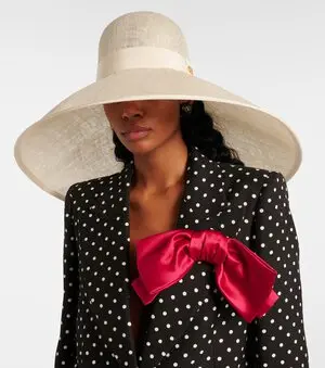 Valentino Garavani Vlogo Hemp Sun Hat
