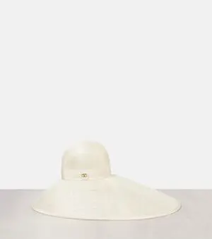 Valentino Garavani Vlogo Hemp Sun Hat