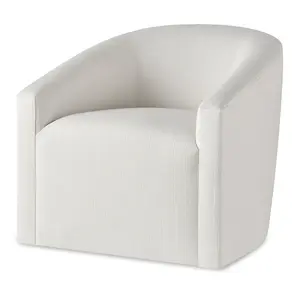 BAKER FURNITURE Celeste Swivel Lounge Chair - - Eggshell