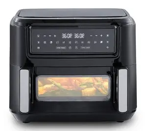 ELITE Cuisine 10.5l Digital Dual Chamber Air Fr Yer Oven - One-color