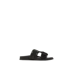 Moncler Mon Summer Nappa Leather Slides Black