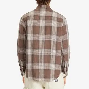 WAX LONDON Jaunt Linen Check Shirt