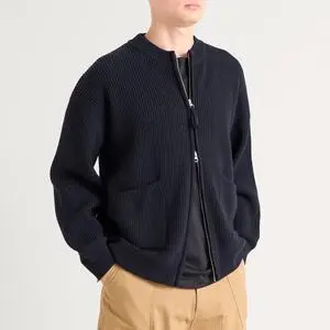 FRIZMWORKS Deck Zip Up Cardigan - Navy
