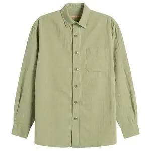 FRIZMWORKS Og Seersucker Shirt - Olive