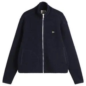 DRAKE'S Boucle Wool Fleece Jacket
