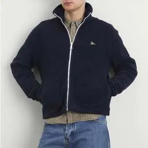 DRAKE'S Boucle Wool Fleece Jacket