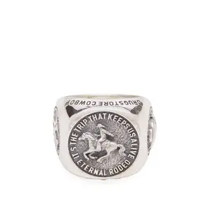 MAPLE Cowboy Signet Ring - Silver