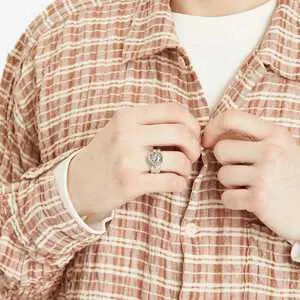 MAPLE Swan Signet Ring