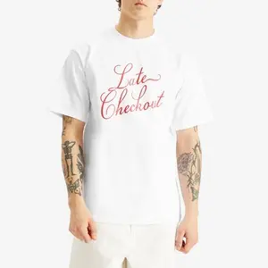 LATE CHECKOUT Script T-shirt