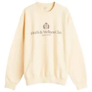SPORTY & RICH H&w Crest Crew Sweatshirt
