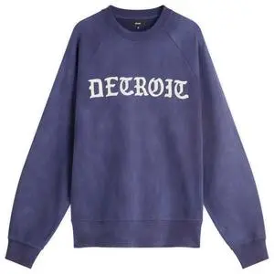 BEAMS Faded Print Raglan Sweat