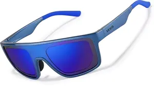 Zenni Wrap-around Full Rim Frame - Blue
