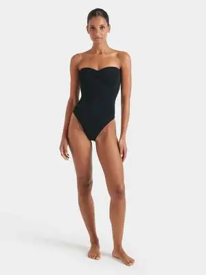 Hunza G Brooke One-piece Swimsuit - Black