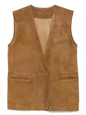 SALVATORE SANTORO Suede Gilet