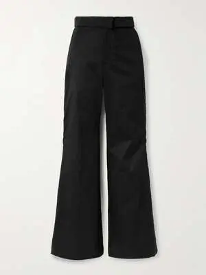 Sasuphi Elettra Cotton-twill Wide-leg Pants