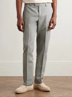 Paul Smith Slim-fit Linen, Cotton And Lyocell-blend Suit Trousers