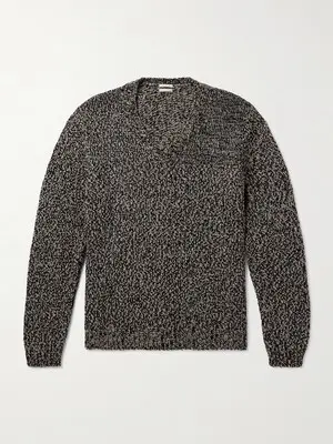 Massimo Alba Jacob Organic Cotton And Mulberry Silk-blend Sweater