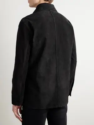 Gabriela Hearst Lucas Suede Overshirt