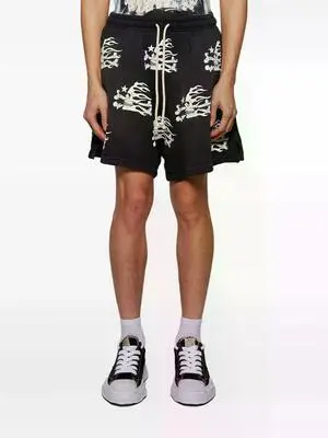 HELLSTAR Skull-print Shorts
