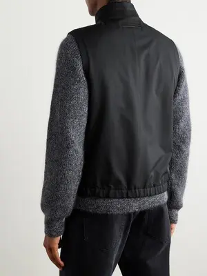 Zegna Slim-fit Shell Gilet - Black
