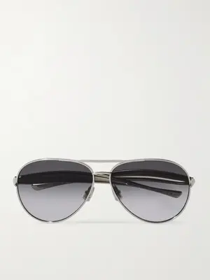 Bottega Veneta Sardine Aviator-style Sunglasses - Gray