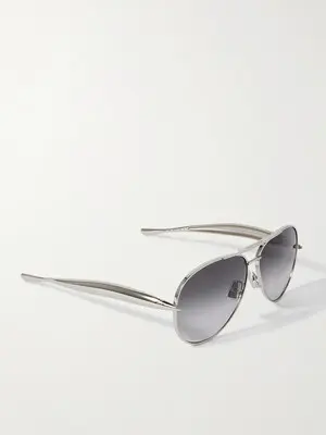Bottega Veneta Sardine Aviator-style Sunglasses - Gray