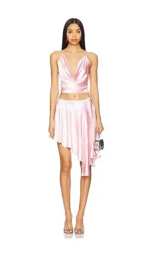 Bardot Andreama Satin Halter Top