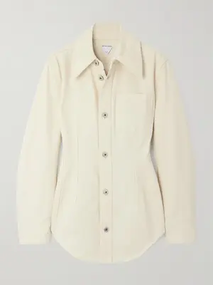 Bottega Veneta Denim Hourglass Jacket - Neutrals