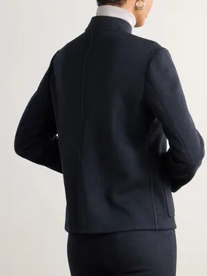 Loro Piana Mini Spagna Cashmere-blend Jacket - Blue