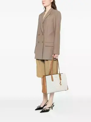 Michael Kors Logo Print Tote - Neutrals