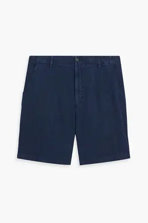 Boglioli Linen Shorts - Navy