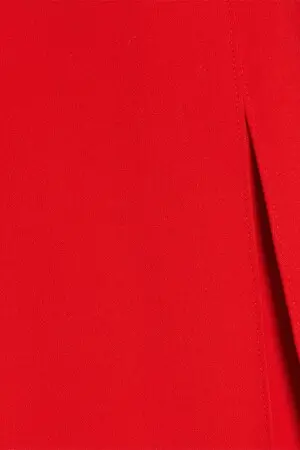 Oscar De La Renta Bow-detailed Wool-blend Crepe Mini Dress