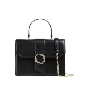 MALONE SOULIERS Malone Souliers Audrey Crystal-Embellished Leather Tote - Black