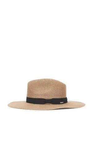 Brixton Lyons Knit Packable Hat - Dark Tan & Black