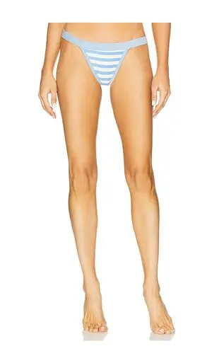 Frankies Bikinis Cole Terry Bikini Bottom - Ashbury Stripe