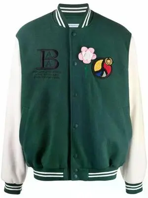 BEL-AIR ATHLETICS Logo-embroidered Bomber Jacket