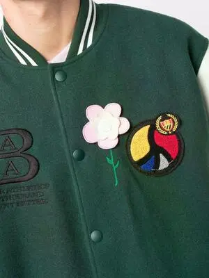 BEL-AIR ATHLETICS Logo-embroidered Bomber Jacket