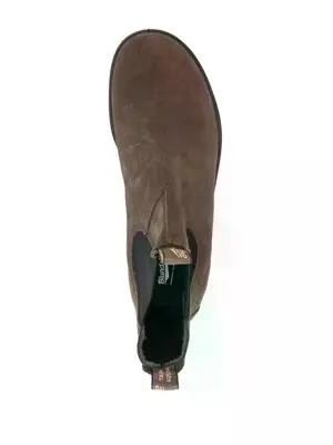 Blundstone Suede Chelsea Boots - Brown