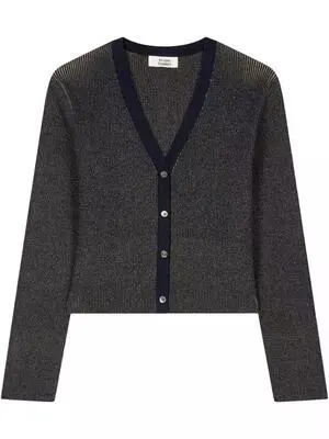 Studio Tomboy Trimmed Cardigans For Women