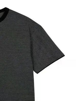 STUDIO TOMBOY Striped Round-neck T-shirt - Black