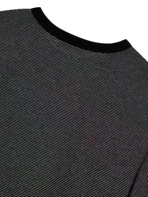 STUDIO TOMBOY Striped Round-neck T-shirt - Black
