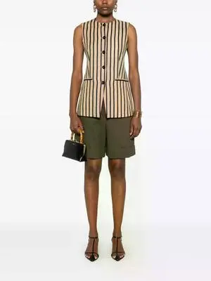 JIL SANDER Linen Shorts