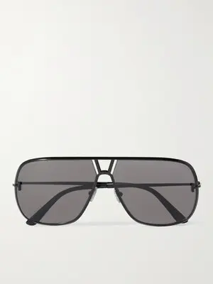 TOM FORD Stavros Aviator-style Sunglasses - Black